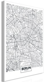 Obraz - Map of Berlin (1 Part) Vertical