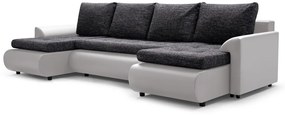 Casarredo - Komfort nábytek Rozkládací sedací souprava do U PELAGI s úložným prostorem, Soft 17/Lawa 17