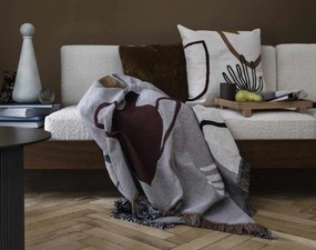 Ferm Living Deka Mirage Blanket, off white