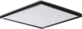 KANLUX KANLUX, AZPO stropní LED svítilna, 300x300mm, 17,5W, 3000/4000/6000K, IP54, černá mat, 31533