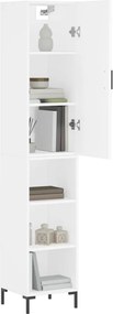 Skříň highboard bílá 34,5 x 34 x 180 cm kompozitní dřevo 3198977