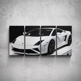 4-dílný obraz - Lamborghini - PopyDesign