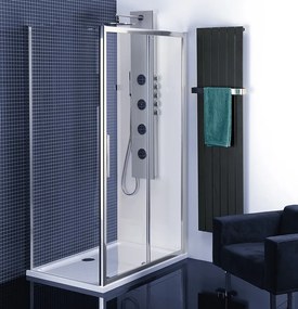 Polysan, Lucis Line obdélníková sprchová zástěna 1100x900mm L/P varianta, DL1115DL3415