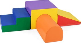 Costway 4 PCS. Foam building blocks pro climbing a running around. Soft building