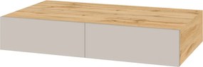 Psací stůl 100 cm dub apalačský / kašmír Space