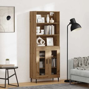 Vysoký bufet 2 ks Artisanový dub 69,5 x 32,5 x 180 cm 3403178