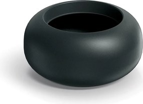 Plastový květináč Ulpo Bowl 48x22 cm tmavě šedý