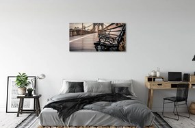 Obrazy na plátně Most bench 140x70 cm
