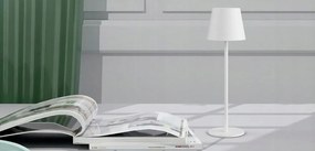 Toolight Toolight, dotyková LED noční stolní lampa 5W, 3 barvy světla, USB napájení, APP1370-T WHITE, bílá, OSW-08634