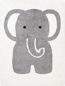 Šedý/krémový pratelný/ručně tkaný bavlněný dětský koberec 140x200 cm Snuggle Emil – Hanse Home