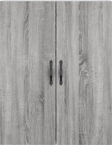 Skříň highboard šedá sonoma 69,5 x 34 x 180 cm kompozitní dřevo 3198079