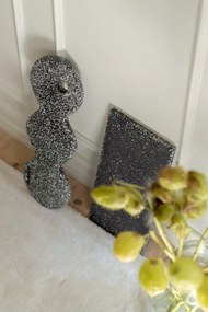 Dekorativní podnos Humdakin Venice Terrazzo 33 cm černý