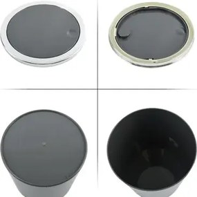 MSV KAMAKA výklopný odpadkový koš 6 L šedý / plast