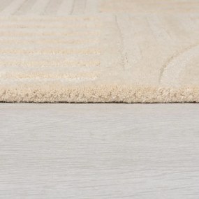 POŠKODENÝ Kusový koberec Solace Zen Garden Natural, 200x290, béžová, obývacia izba, Flair Rugs