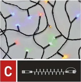 Propojovací vánoční řetěz bez zdroje EMOS Connecting D1AM03 ZY1926 100LED 10m multicolor