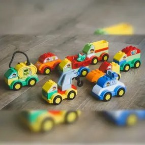 L-W Toys Junior kostky Auta / LEGO- kompatibilní / 62 dílků