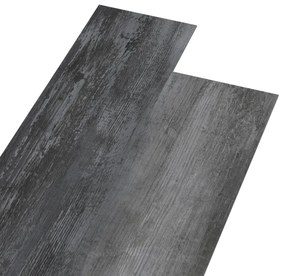 vidaXL Podlahová krytina PVC 5,02 m² 2 mm samolepicí lesklá šedá