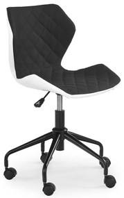 HALMAR Kancelářská židle Dorie černá/bílá