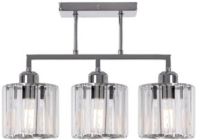 Toolight - Stropní svítidlo GLAMOUR 3xE27 392228, chromová, OSW-09685