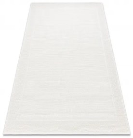 koberec TIMO 5979 SISAL venkovní rám bílý velikost 180x270 cm | krásné koberce cz