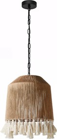Toolight Toolight, stropní svítidlo 30cm, 1xE27, APP1734-1CP, černá-hnědá, OSW-04044