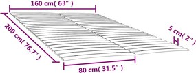 Náhradní lamely k posteli s 48 lamelami 2 ks 80x200 cm 3203724