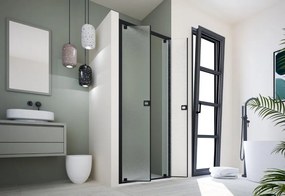 FORTE Sprchové dveře DECO N2B BARVA rámu - Bílá, Rozměr A - 70 cm, Výplň - Acidato bezpečnostní sklo - 6 mm BDE450293500