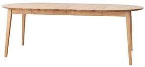 Stůl rozkládací dubový kulatý Orbetello 110 cm do 210 cm