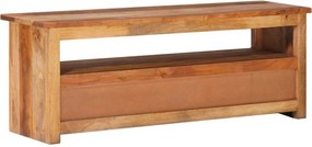 TV stolek 118 x 30 x 40 cm masivní dřevo 247715