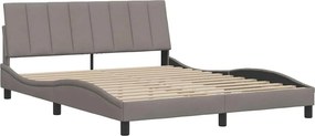 Rám postele bez matrace Hanko taupe 160 x 200 cm textil 3310402