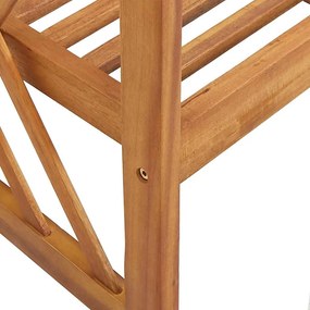 Zahradní lavice 119 cm masivní akáciové dřevo 310269