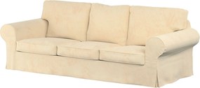 Potah na pohovku IKEA  Ektorp 3-místná, nerozkládací barva ekr látka lesklé, sametová