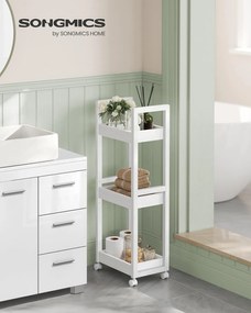 Koupelnový regál Kiara bílý