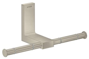 Axor Universal - Držák na toaletní papír dvojitý, kartáčovaný nikl 42657820