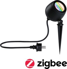 P 94771 LED bodové zahradní světlo Smart Home Zigbee Kikolo IP65 90mm RGBW+ 6,2W 230V antracit umělá hmota/hliník - PAULMANN