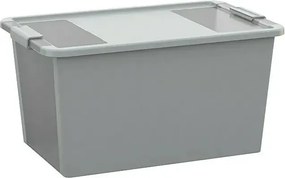 KIS Bi Box s víkem L, 55 × 35 × 28 cm, 40 l, šedá