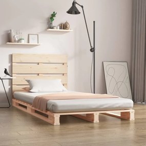 Rám postele 90 x 190 cm masivní borovice Single,  3190495