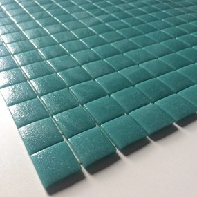 Hisbalit Skleněná mozaika zelená; tyrkysová Mozaika 222A PROTISKLUZ 2,5x2,5  2,5x2,5 (33,33x33,33) cm - 25222ABH