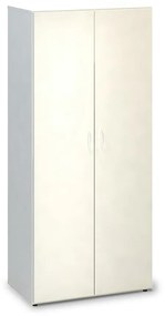 Vysoká šatní skříň ProOffice 80 x 47 x 178 cm, bílá