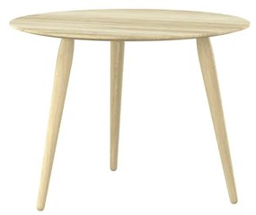 Odkládací stolek Play z dubového masivu- Ø60 Rozměry:: 60x32cm, typ dřeva:: přírodní dub
