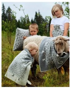 Vlněná deka Kili 65x90, šedá