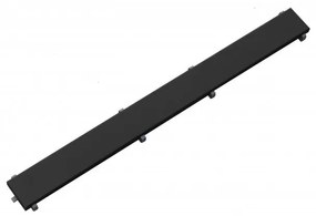 Odtokový žlab 2v1 nízký MEXEN FLAT BLACK 100 cm - vzor G13