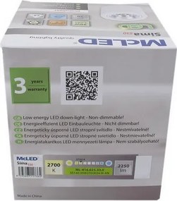 Přisazené LED svítidlo McLED Sima S30 30W 2700K ML-416.025.33.0