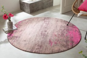 Koberec Modern Art 150cm kruh béžový růžový
