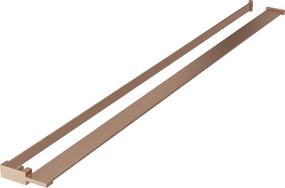 Mexen příslušenství, polička/držák na ručníky pro sprchovou zástěnu (max 140cm), měděná matná, 800-02-65