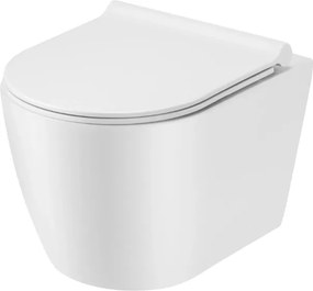 UPTrend Závěsný WC komplet bez příruby LOANO VORTEX TR2241 včetně Soft-Close sedátka, bílá lesk