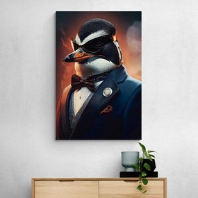Obraz zvířecí gangster tučňák Varianta: 40x60