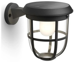 Philips | Philips-LED Solární nástěnné svítidlo se senzorem RADII LED/1,3W/3,7V 3000K IP44 | P6024