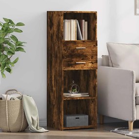 Skříň highboard kouřový dub 40 x 42,5 x 124 cm kompozitní dřevo