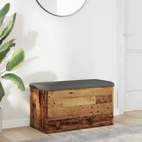 vidaXL Úložná lavice 82 x 42 x 45 cm kompozitní dřevo [835048] Barva: Staré dřevo